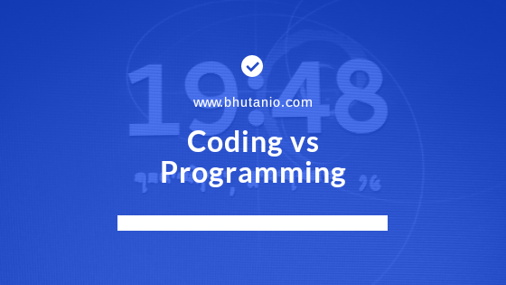 Coding Vs Programming Comparing Coding And Programming